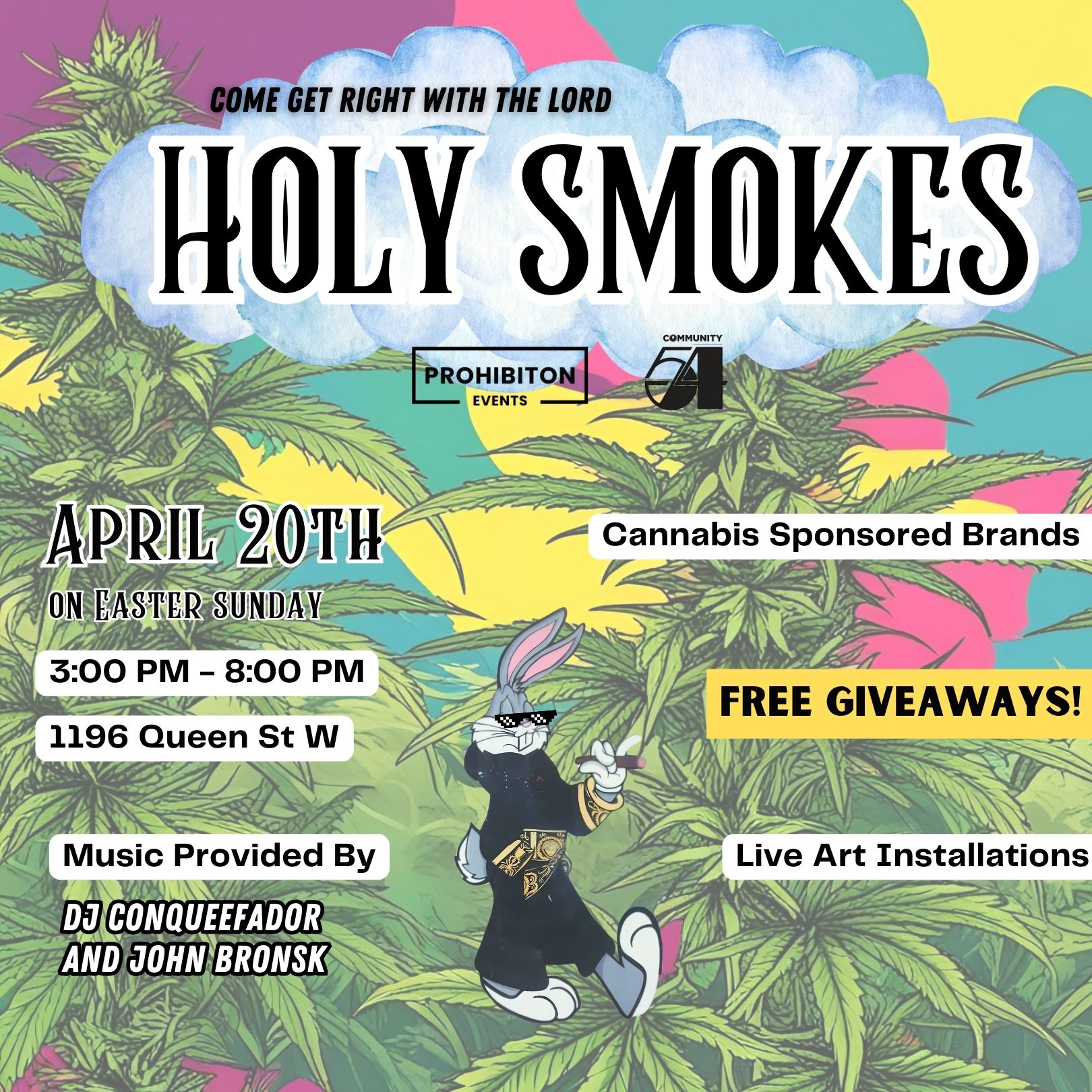 Holy Smokes - 4/20 & Easter Sunday Party | Simpli