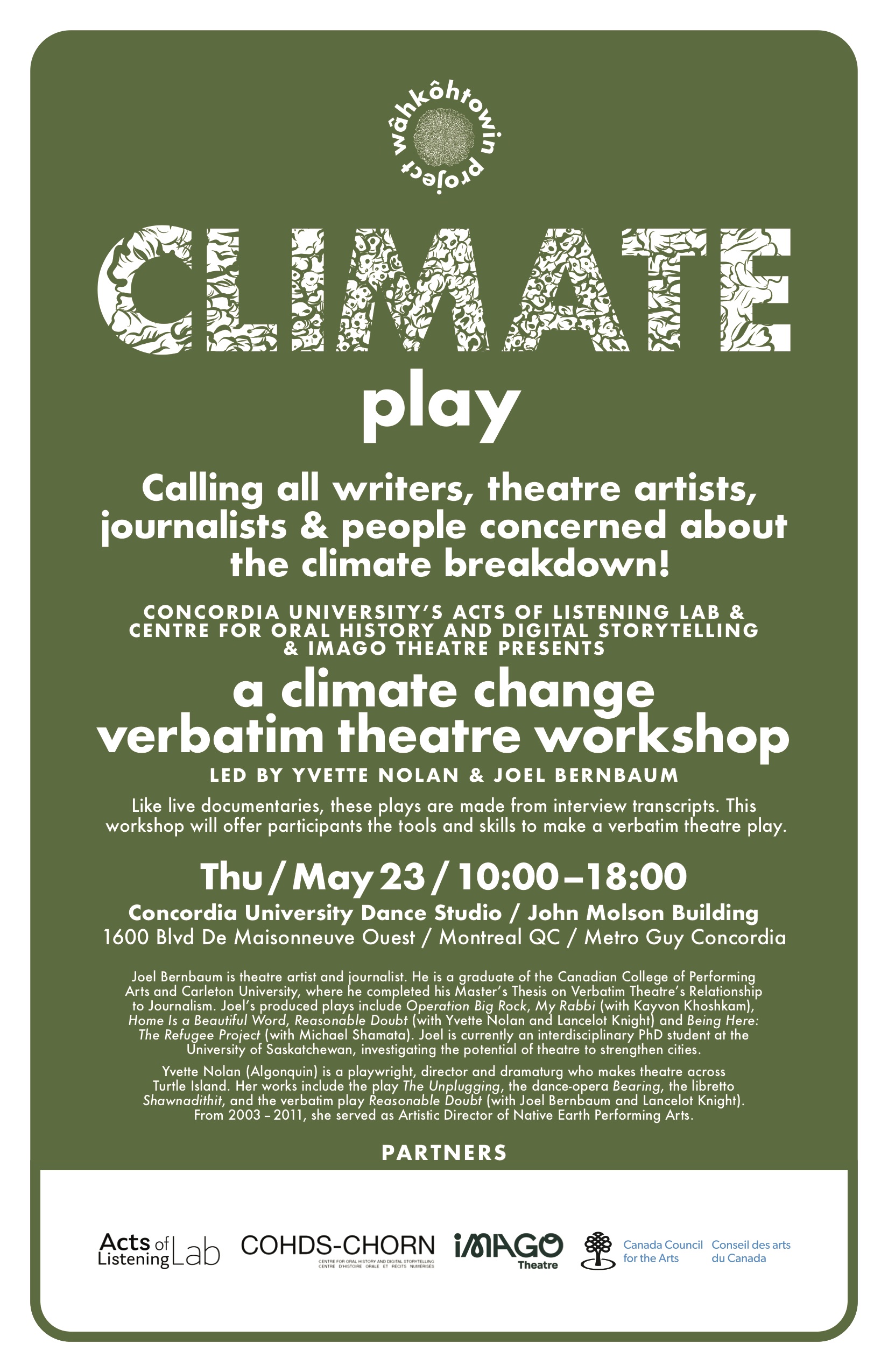 Climate Play – a climate change verbatim theatre workshop | Simpli